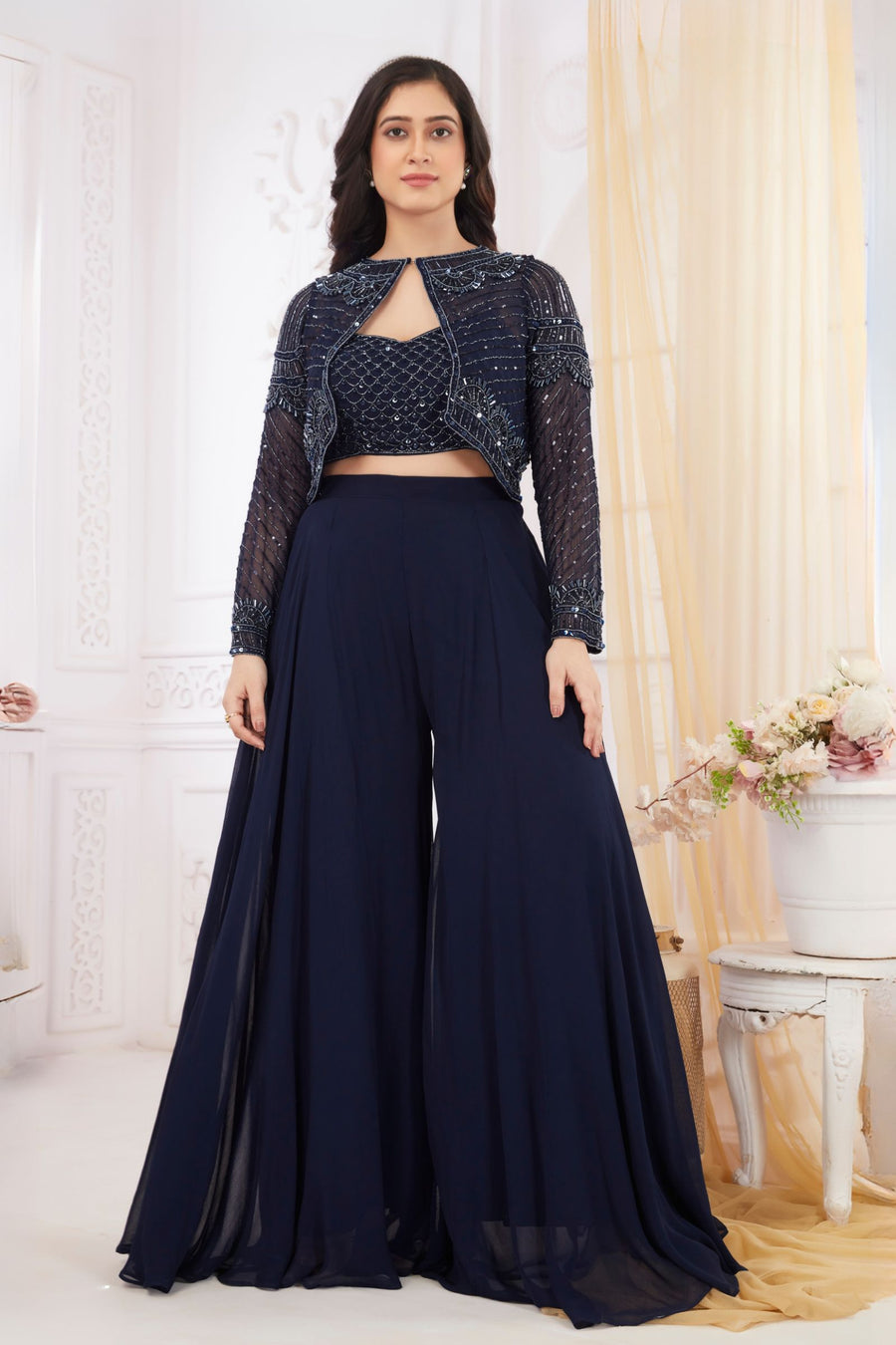 The Regal Edit | Sharara Sets & Palazzo Suits - Buy Now – Seasons Chennai